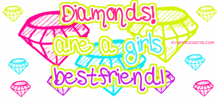 Diamonds Myspace Background